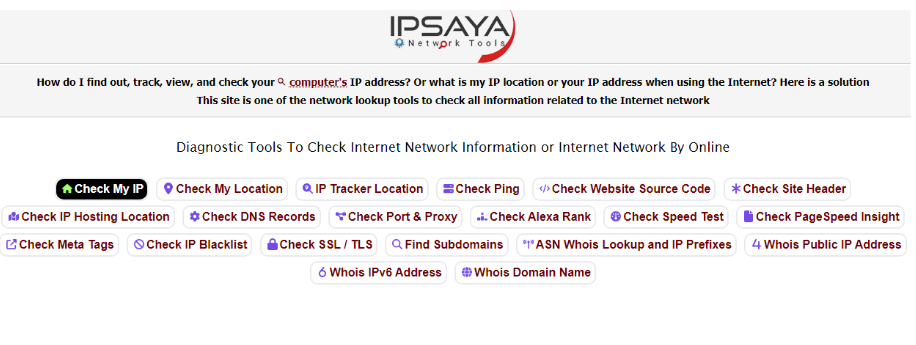 How to Check IP Address Through IPSaya (2024 Guide) - Its Released