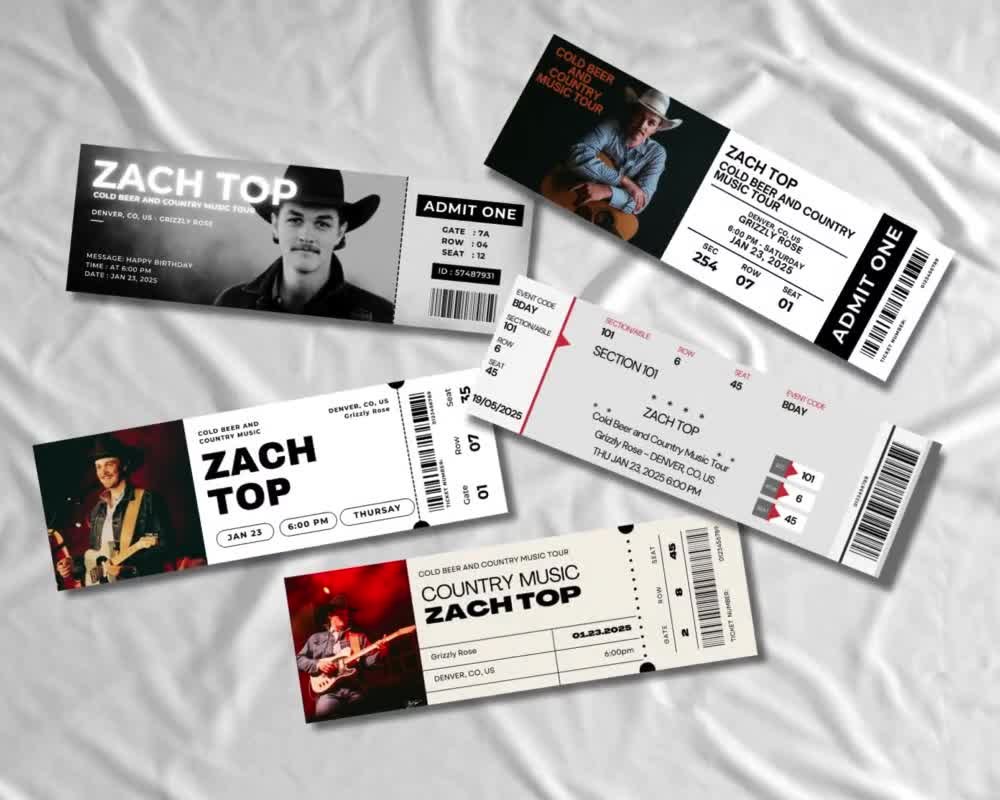 zach top tickets denver - Its Released