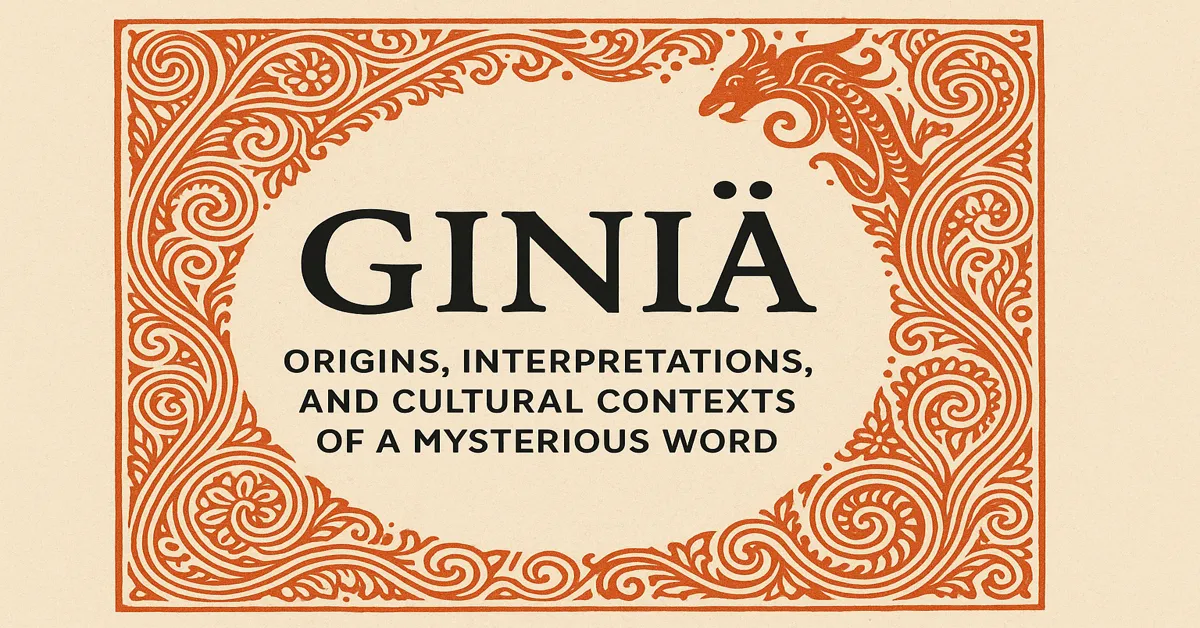 A Comprehensive Guide to Understanding Giniä - Its Released